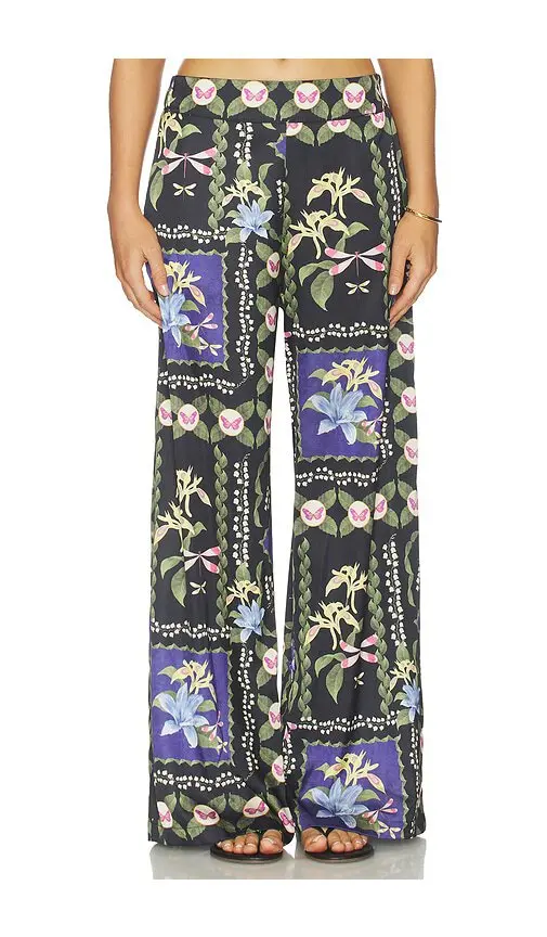 Misa Izzie Pant - Patchwork Butterfly
