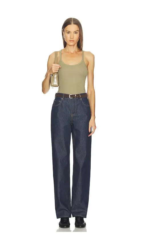GRLFRND Slim Racer Tank - Llight Olive