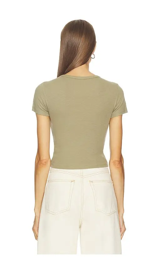 GRLFRND Baby Tee - Light Olive