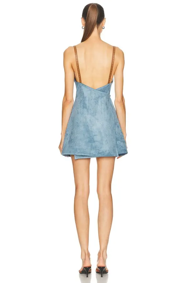 Alexis Kacen Wrap Dress - Azure