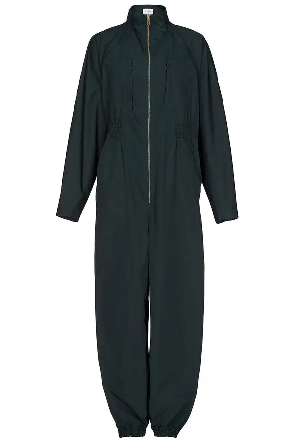 Alaïa Belt Jumpsuit - Vert Fonce