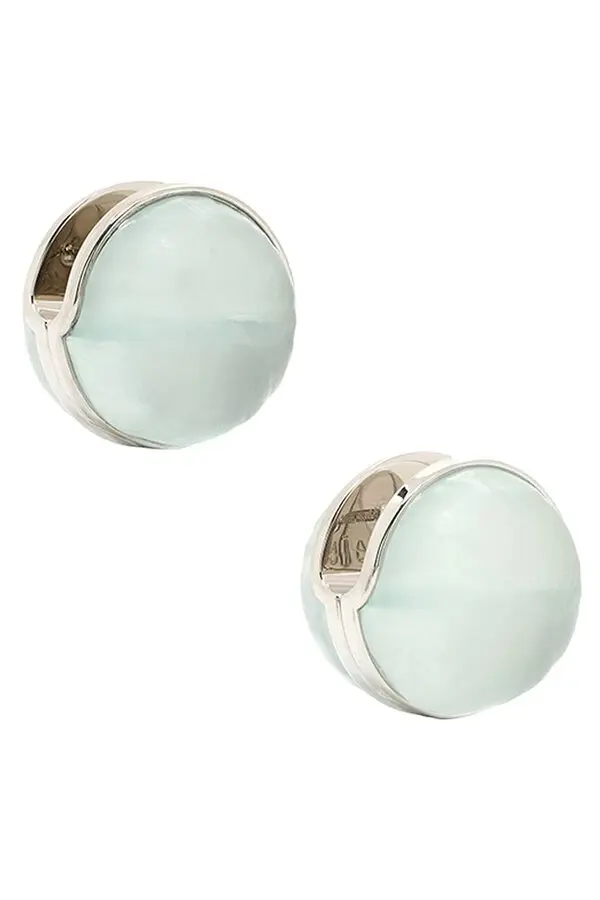 Alaïa Sphere Earrings - Vert Pale