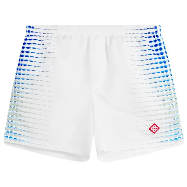 Casablanca Printed Swim Shorts - White