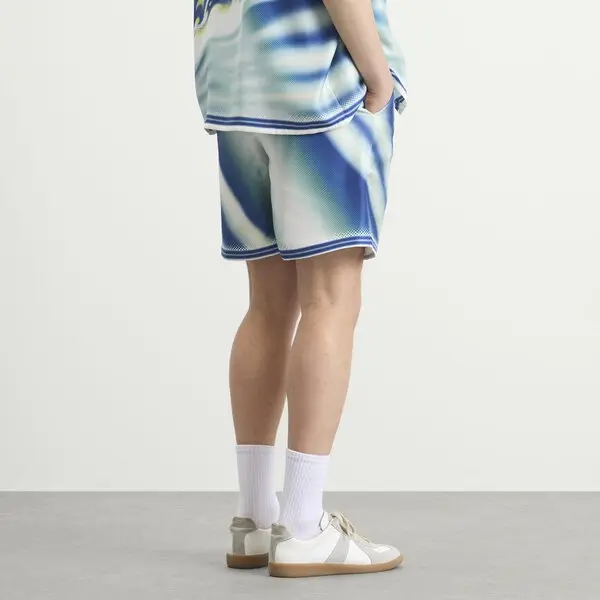 Casablanca Flaming Tennis Ball Silk Shorts