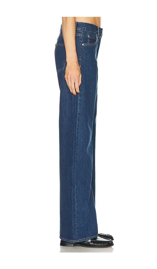GRLFRND Rory Short Rise Baggy Denim Jeans