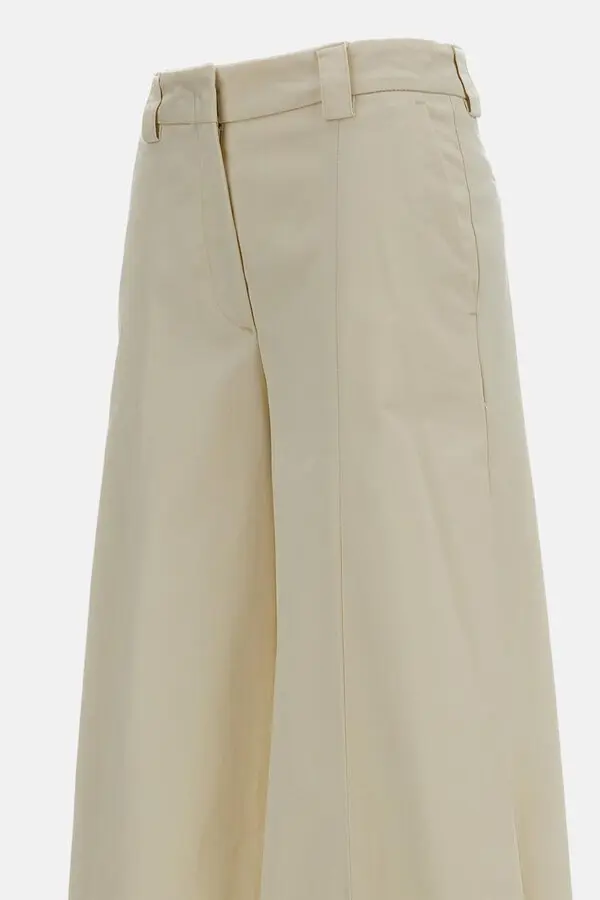 THELATEST D-alma Twill Palazzo Trousers