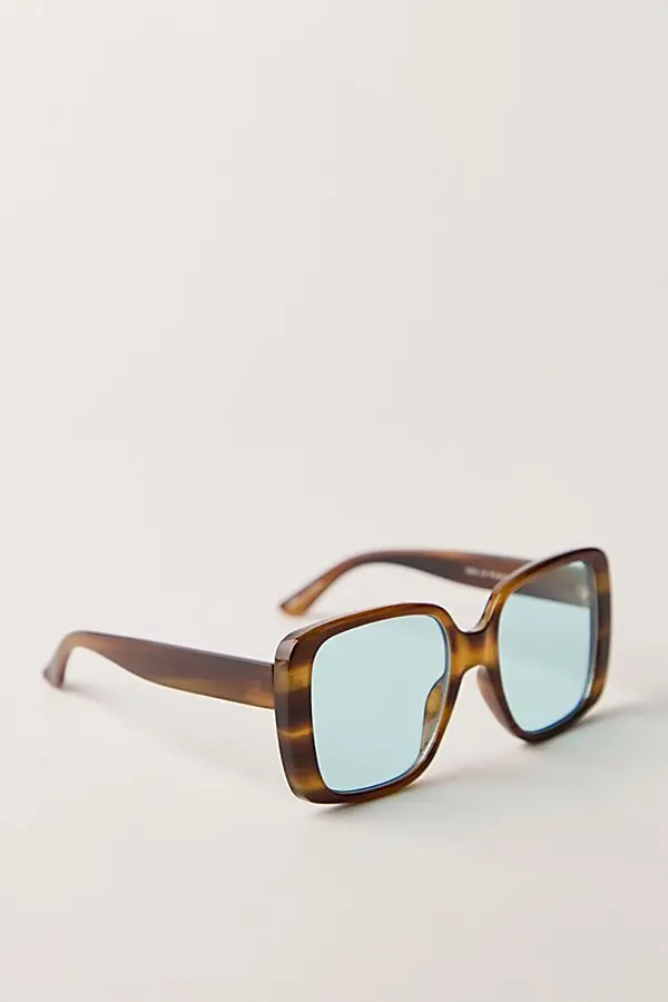 Free People Simone Oversized Square Sunglasses