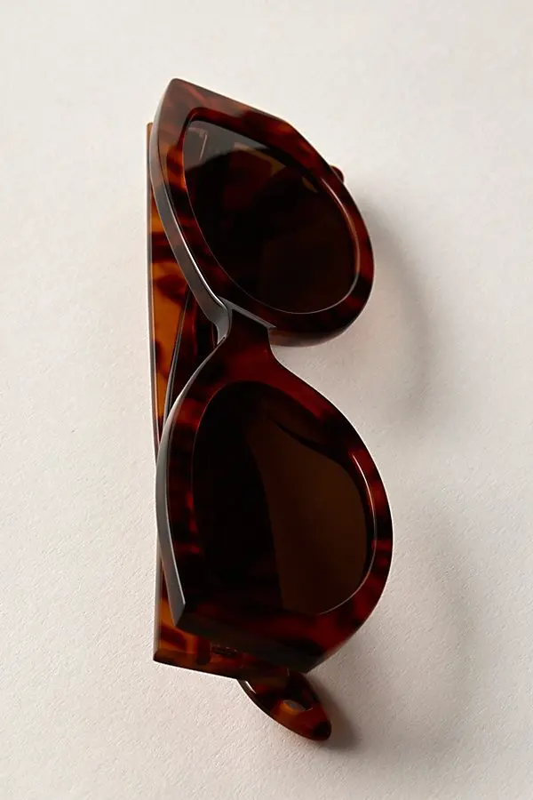 ELISA JOHNSON Flynn Rectangle Sunglasses