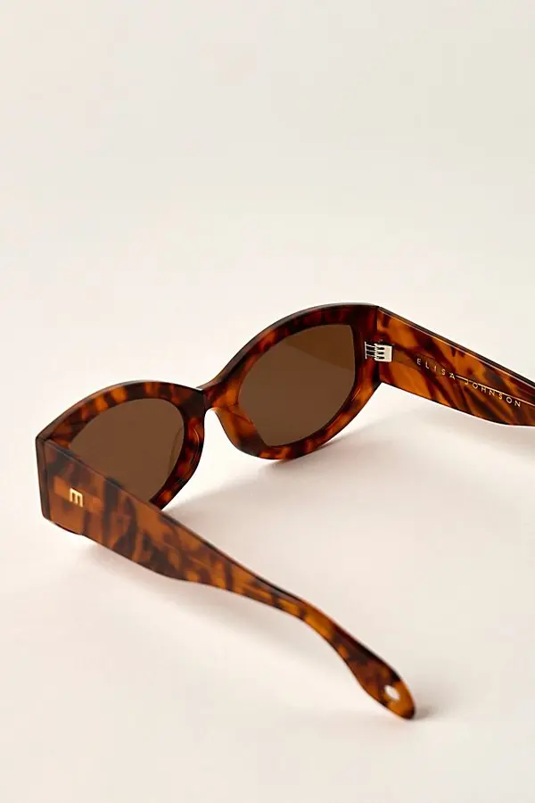 ELISA JOHNSON Flynn Rectangle Sunglasses
