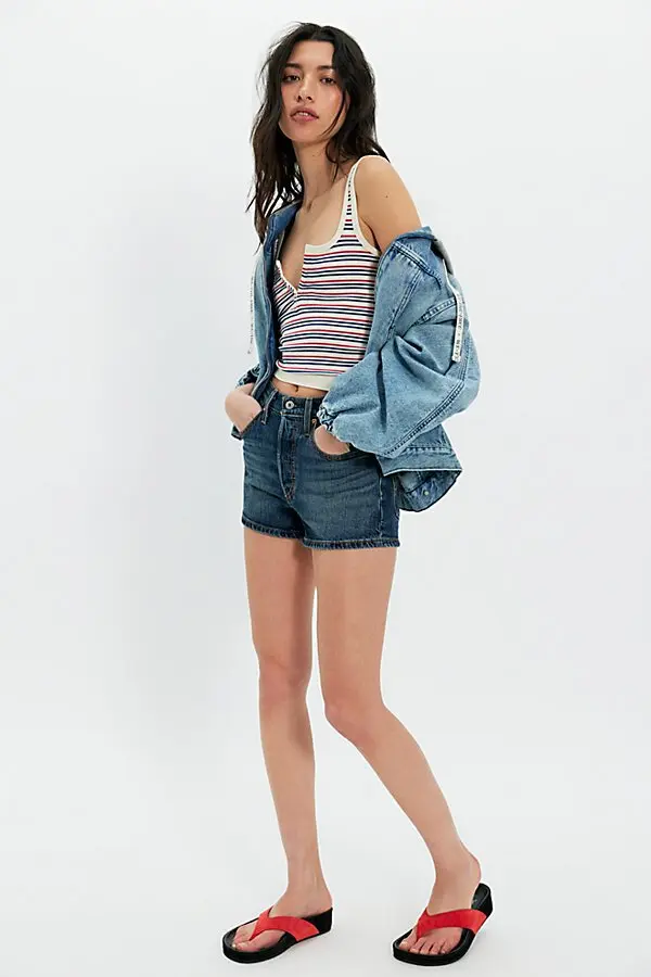 Free People Striped Simply Soft Cami - Peri