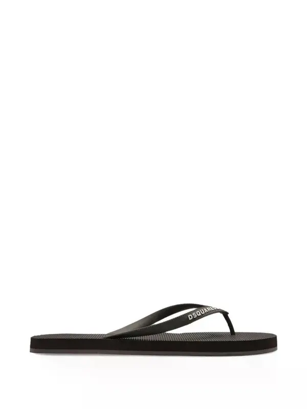 Dsquared2 Logo-print Flip-flops - Brown