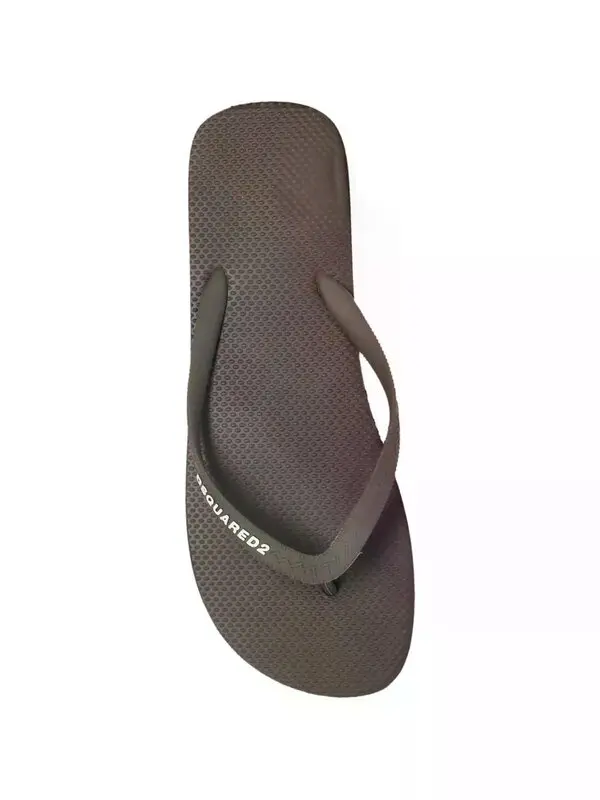 Dsquared2 Logo-print Flip-flops - Brown