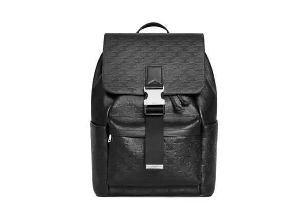 Celine Triomphe Embossed Backpack - Black