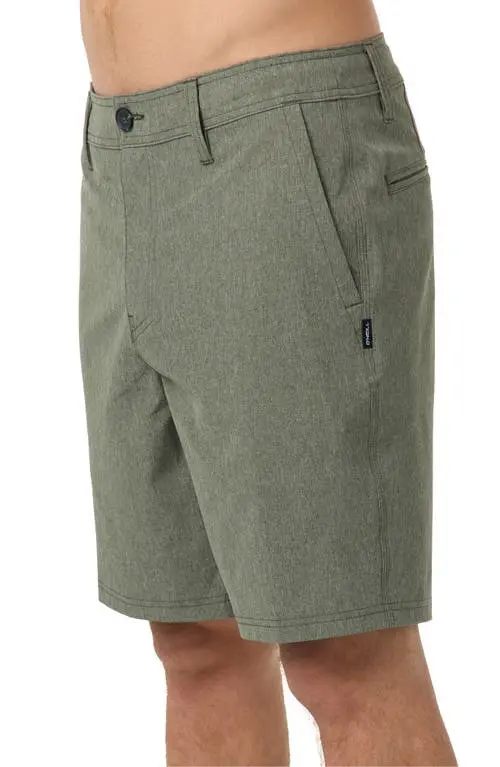 O'Neill Water-resistant Hybrid Shorts - Heather Mulled Basil