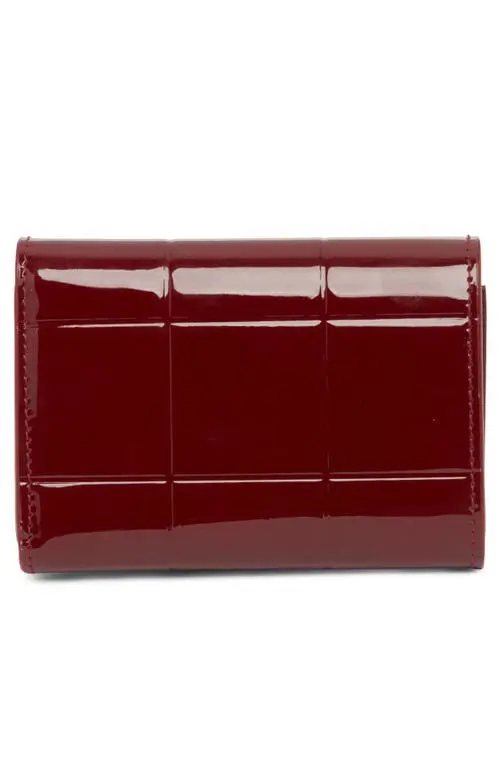 Saint Laurent Patent Leather Trifold Wallet