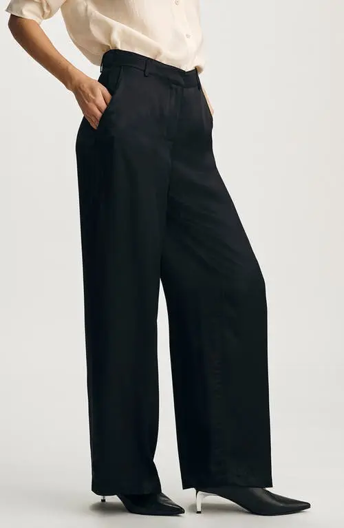 MAVI Satin Wide-leg Trousers