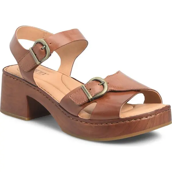 BØRN Bella Platform Sandal - Dark Tan