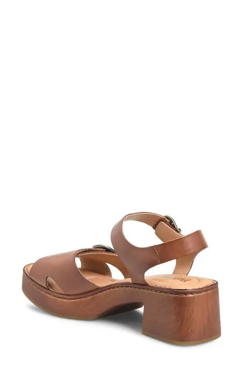 BØRN Bella Platform Sandal - Dark Tan
