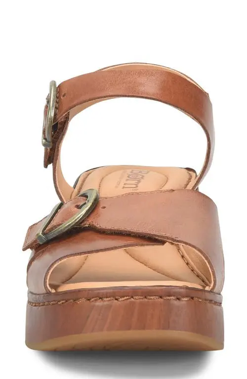 BØRN Bella Platform Sandal - Dark Tan