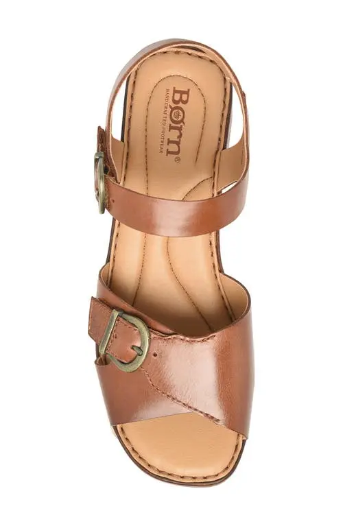 BØRN Bella Platform Sandal - Dark Tan