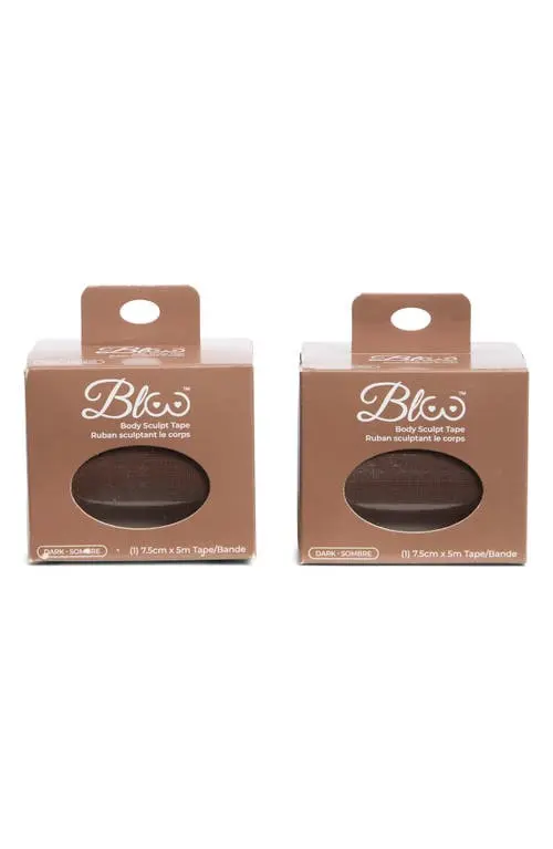 BLOO Tape It Up 2-pack Body Sculpt Tape - Dark