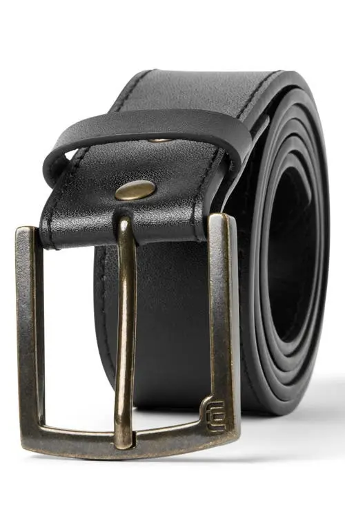 Travis Mathew Leather Belt - Black