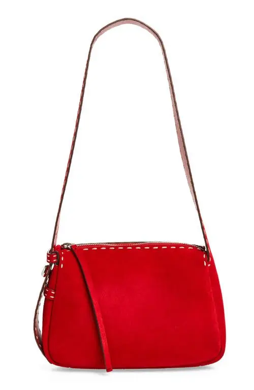 Tory Burch Romy Small Suede Shoulder Bag