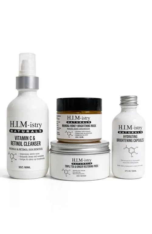 HIMISTRY NATURALS Organic Brightening Facial Protocol Set - No Color