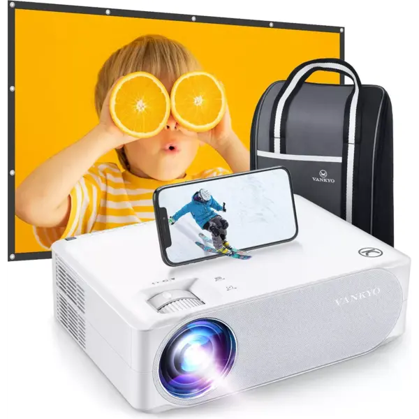 VANKYO Native 1080p Projector With Hdmi Connection - White