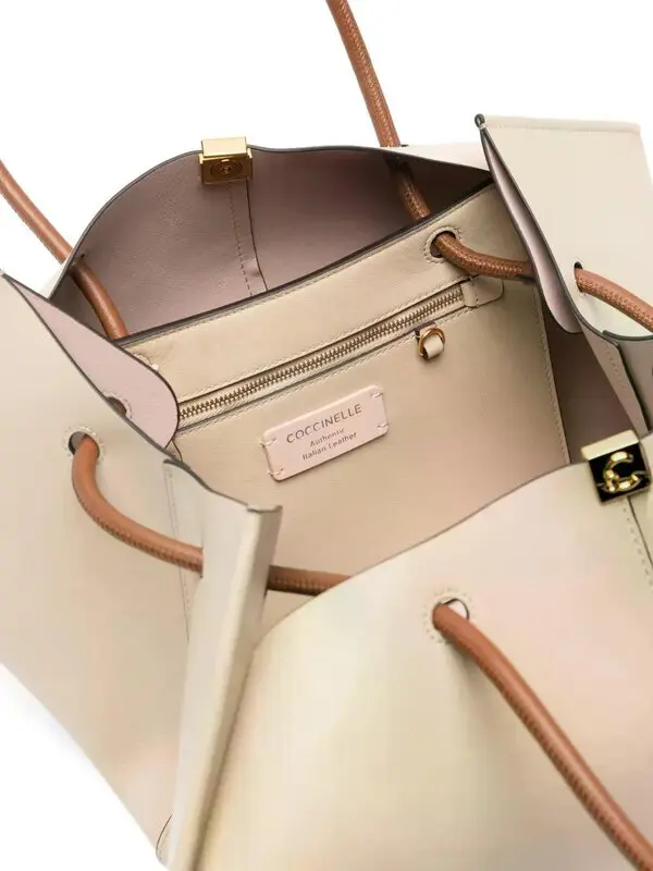 COCCINELLE Kamy Leather Tote Bag