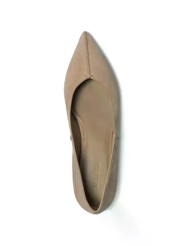Bernardo Lana Pointed Ballet Flats - Neutrals