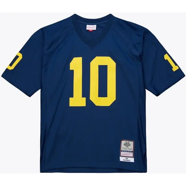 Mitchell & Ness Tom Brady Michigan Wolverines 1999 College Vault Jersey