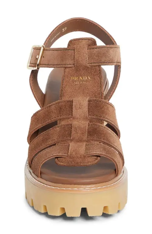 Prada Stride Platform Sandal