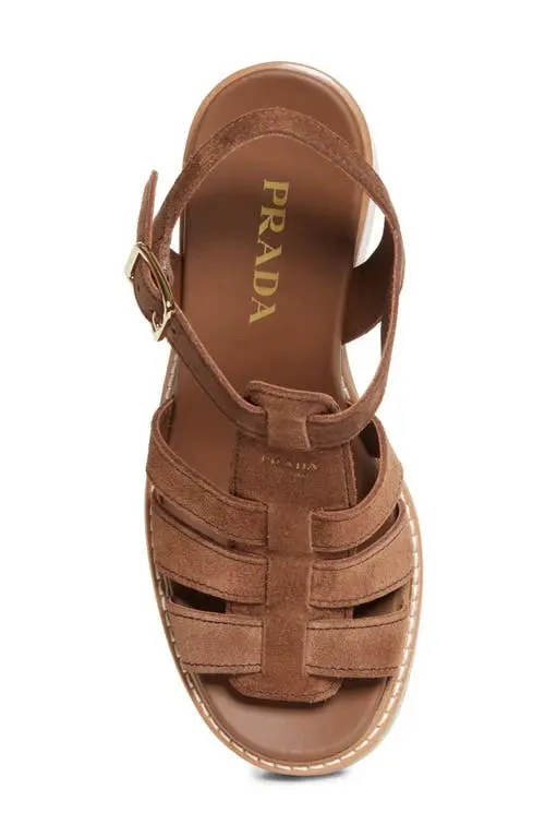 Prada Stride Platform Sandal