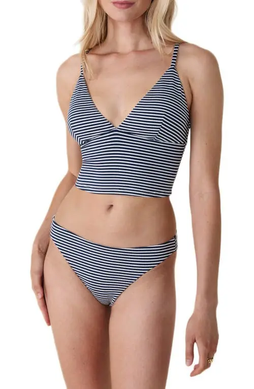 ANDIE Lanikai Stripe Crop Tankini Top