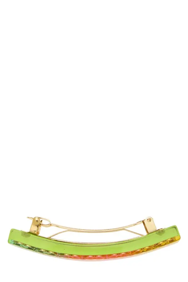 Chanel Lucite 'cc' Barrette