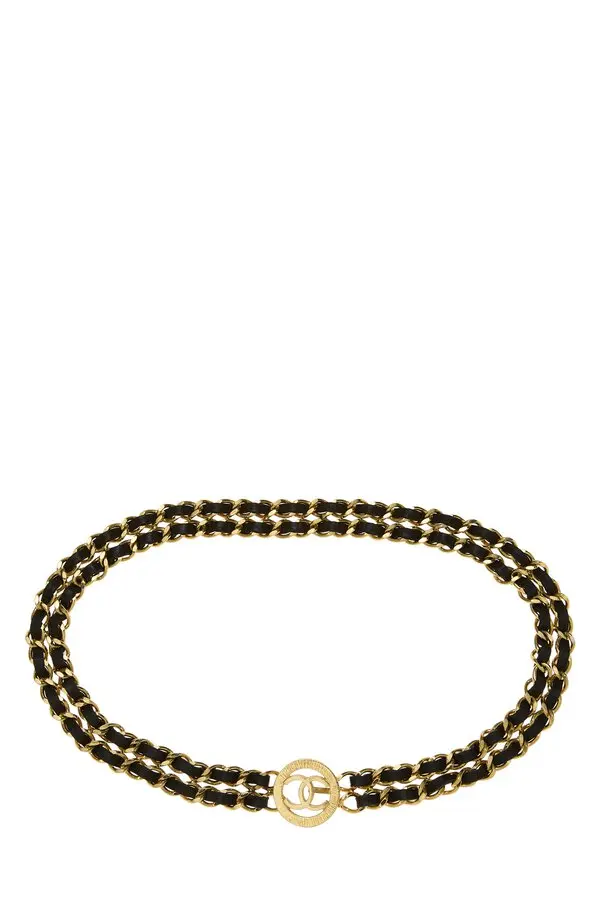 Chanel Sunburst Belt - Black