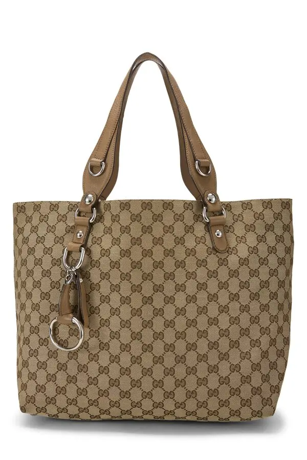 Gucci Original Gg Icon Bit Tote - Brown