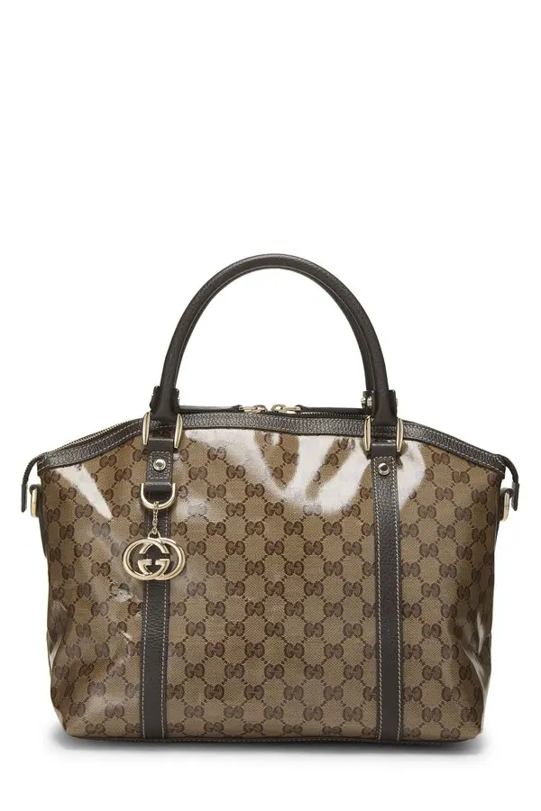 Gucci Gg Crystal Interlocking Dome Handbag