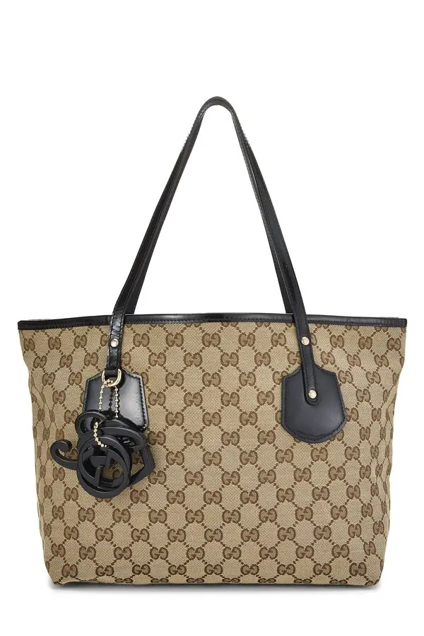 Gucci Original Gg Canvas Jolie Tote - Black
