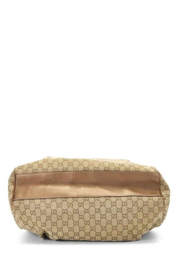 Gucci Original Gg Canvas Lurex Sukey Tote