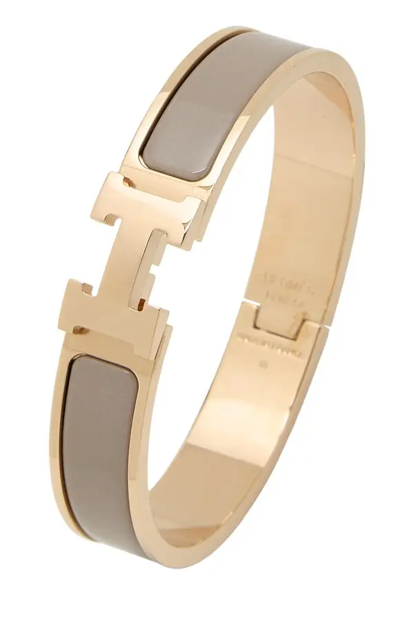 Hermès Clic Clac H Bracelet - Grey