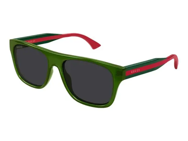 Gucci Flat Top Full Rim Sunglasses - Green (gg2119s/003)