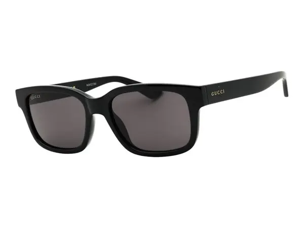 Gucci Rectangular Full Rim Sunglasses - Black/grey (gg1583s/001)