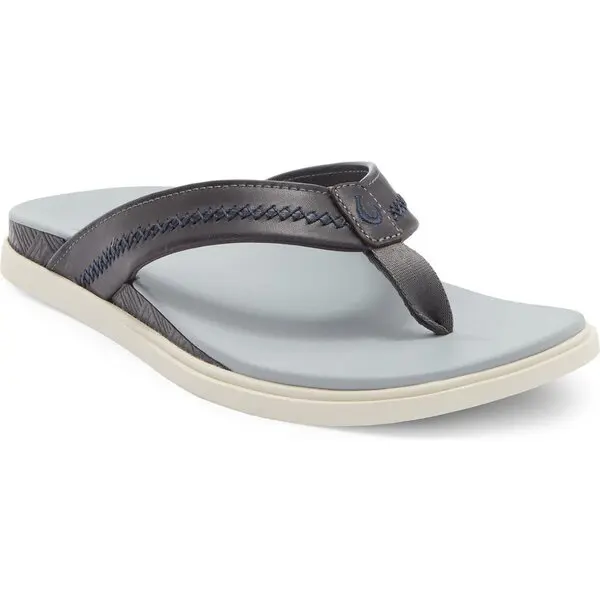 Olukai Shoreline Flip Flop - Rock/pale Grey