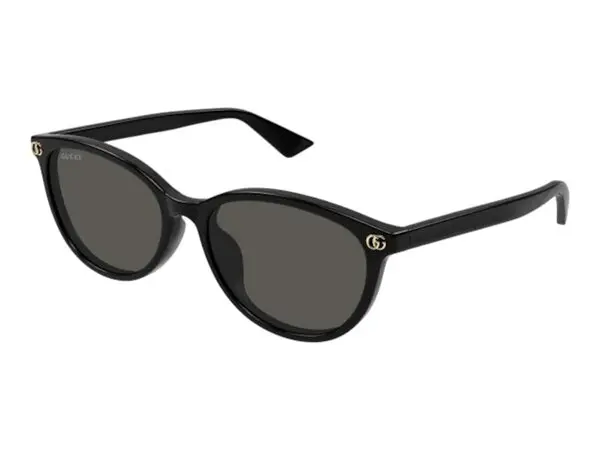Gucci Square Frame Sunglasses - Black Black Grey/grey (gg1818sk/001)