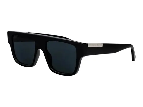 Gucci Flat Top Sunglasses - Black Black Blue/blue (gg1960s/001)
