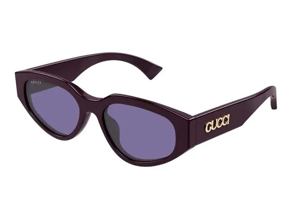 Gucci Round Frame Sunglasses - Violet Violet Violet/violet (gg1845sa/004)