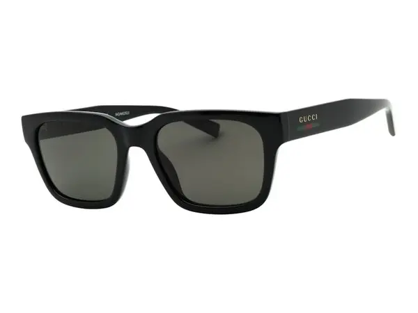 Gucci Rectangular Full Rim Sunglasses - Black/polar Grey (gg1857s/005)