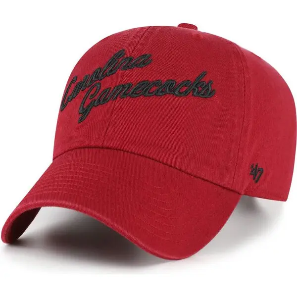 '47 South Carolina Gamecocks Vault Clean Up Adjustable Hat - Garnet